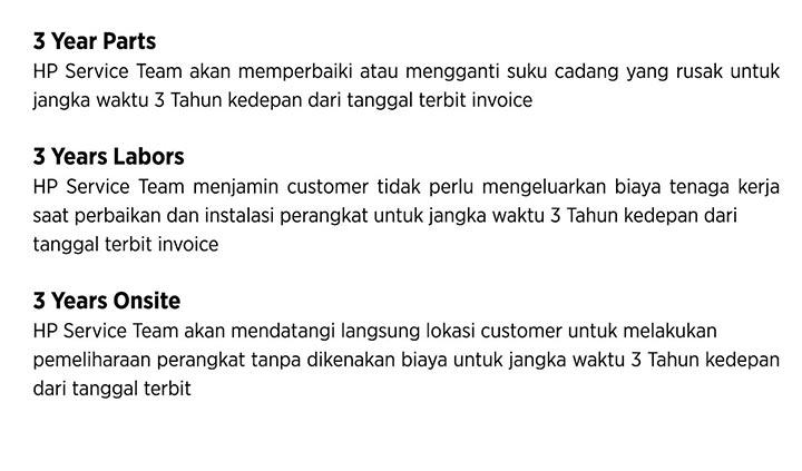 HP Care Pack & Extended Warranty untuk Proteksi Tambahan