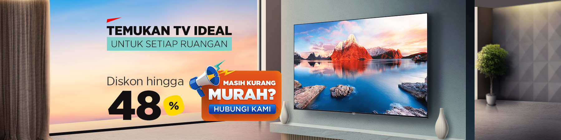√ Promo TV Terbaru Semua Merek Diskon hingga 48%